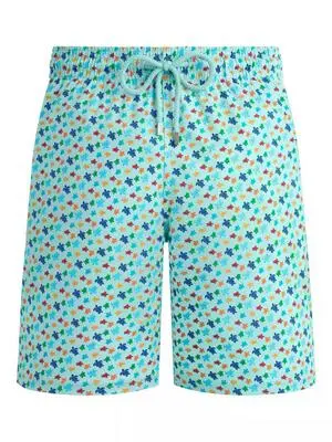 Vilebrequin Ronde Des Tortues Rainbow Swim Shorts - Blue