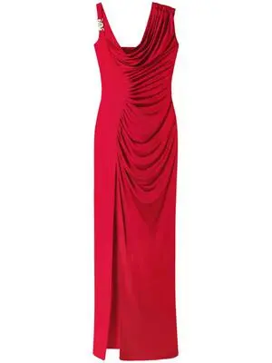 Versace Medusa '95 Draped Gown - Red