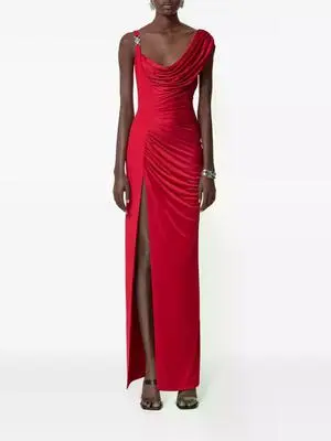 Versace Medusa '95 Draped Gown - Red