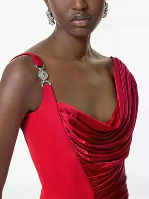 Versace Medusa '95 Draped Gown - Red