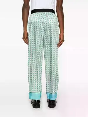 Palm Angels Monogram-print Trousers