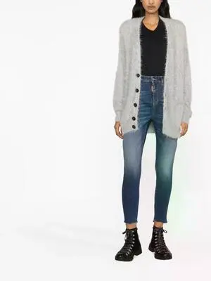 Dsquared2 Cropped Skinny Jeans - Blue
