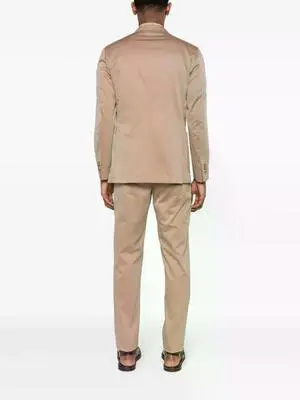 Boglioli Single-breasted Cotton Suit - Brown