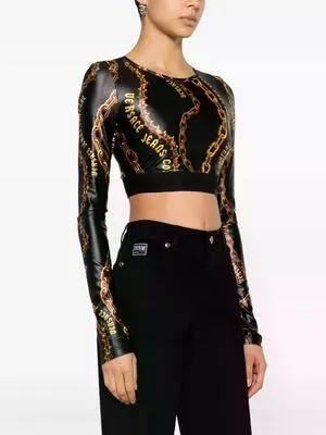 Versace Chain Couture Crop Top