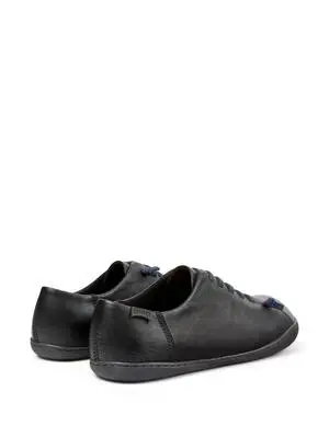 Camper Leather Lace-up Low-top Sneakers - Black