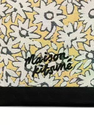 Maison Kitsuné Floral Print Tote Bag