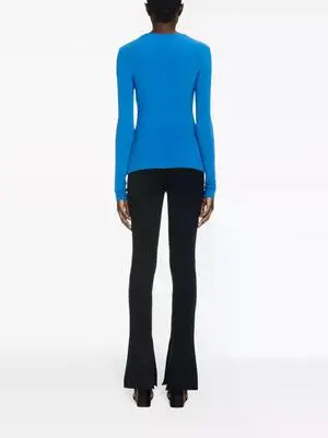Off-White Draped Logo Print Top