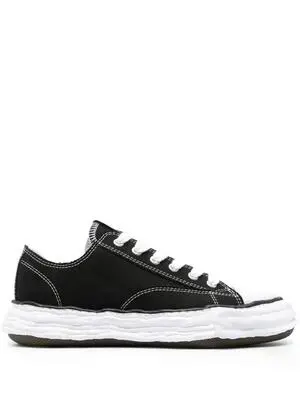 Mihara Yasuhiro Distressed Low-top Canvas Sneakers
