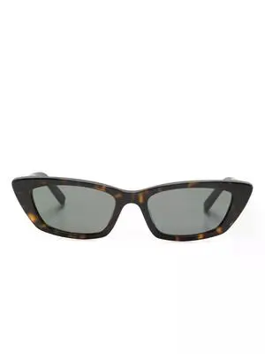 Saint Laurent Cat-eye Frame Sunglasses - Brown