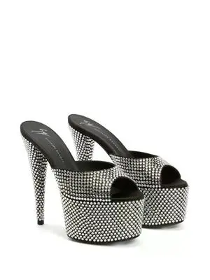 GIUSEPPE ZANOTTI Embellished Platform Sandals