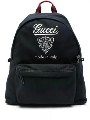 Gucci Crest Backpack - Blue