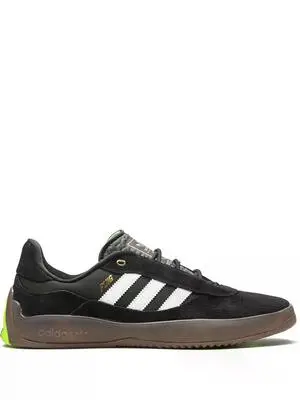 Adidas Puig Low-top Lace-up Suede Sneakers - Black