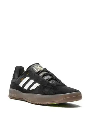 Adidas Puig Low-top Lace-up Suede Sneakers - Black