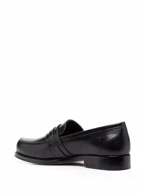 SERGIO ROSSI Buckle Detail Leather Loafers