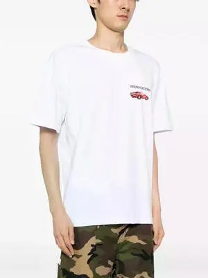 GROUND ZERO Logo-print Cotton T-shirt - White
