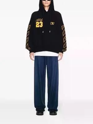 Off-White Skate Cotton Hoodie - Black