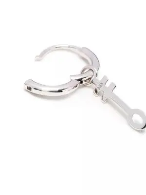 CAPSULE ELEVEN Nefer-symbol Hoop Earring - Silver