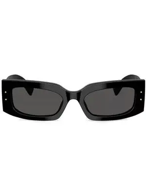 Dolce & Gabbana Rectangle Frame Sunglasses - Black
