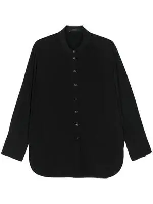 JOSEPH Silk Crepe De Chine Shirt - Black