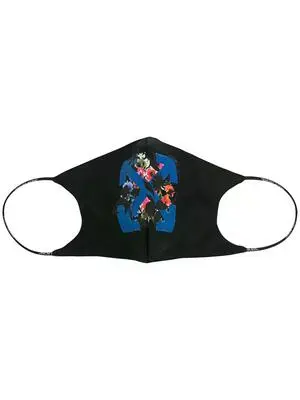 Off-White Arrows-motif Face Mask - Black