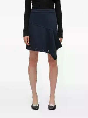 3.1 Phillip Lim Deconstructed Cotton Asymmetric Skirt
