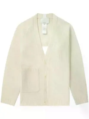 Tibi Wool Cardigan With Asymmetric Hem