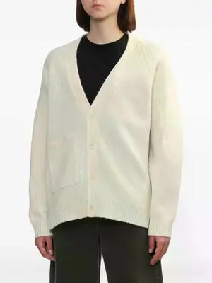 Tibi Wool Cardigan With Asymmetric Hem