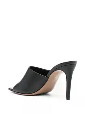 Paris Texas Leather Stiletto Heeled Sandals