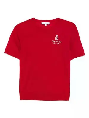 Sporty & Rich Merino T-shirt - Red
