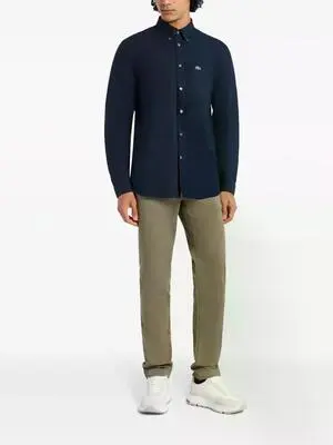 Lacoste Logo-appliqué Cotton Shirt