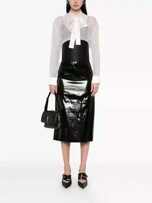 Dolce & Gabbana Chiffon Pussy-bow Shirt