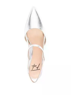Roberto Festa Amai Metallic Leather Slingback Pumps