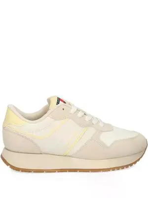 Tommy Hilfiger Suede Panelled Running Sneakers - Neutrals