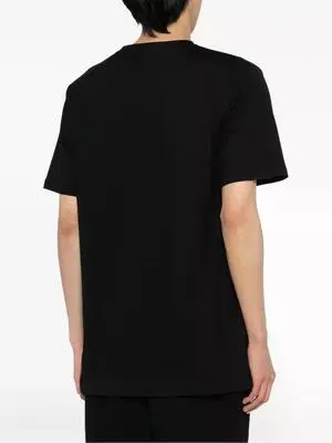 Off-White Logo-embroidered Cotton T-shirt