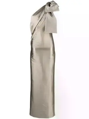 Sachin & Babi Sachin & Babi Bonnie Bow-Detailing Gown Brown