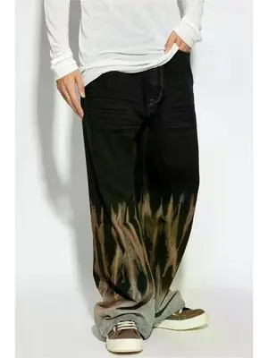 Rick Owens Degradé Effect Wide Leg Jeans