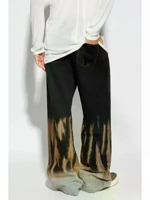 Rick Owens Degradé Effect Wide Leg Jeans