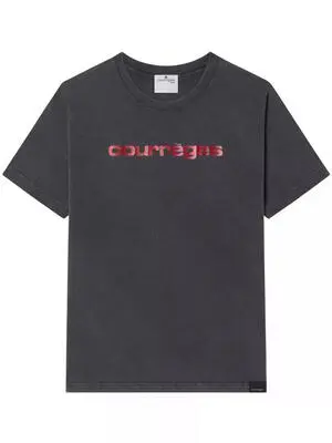 COURREGES Logo-print T-shirt