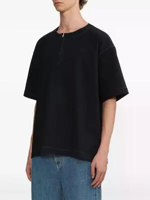 Sunnei Logo-patch T-shirt - Blue