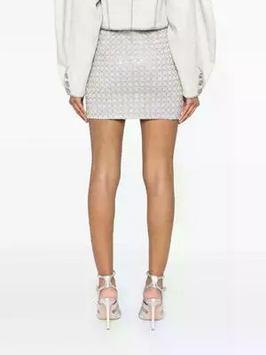 ROTATE BY BIRGER CHRISTENSEN Sequined Mini Skirt - Blue