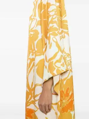 BAMBAH Maya Sabrina Kaftan Floral Print - Brown