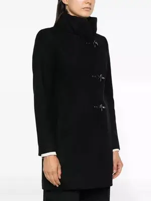 FAY Toggle Fastening Virgin Wool Blend Coat