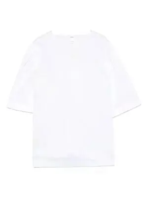 Vivetta Embroidered Crew Neck Top - White