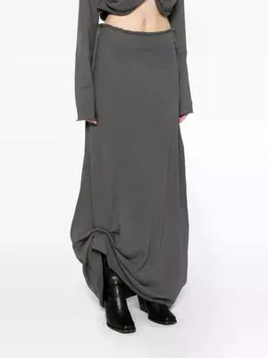 ELENA VELEZ Maxi Skirt - Grey