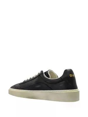 Dsquared2 Rider Perforated Leather Sneakers - Black