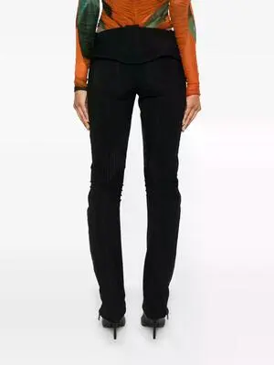 MUGLER Zipped Scuba Trousers