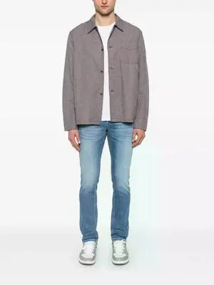 DONDUP George Jeans Light Wash Whiskered Denim