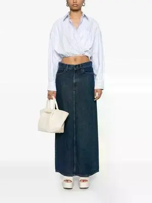P.a.r.o.s.h Denim Maxi Skirt