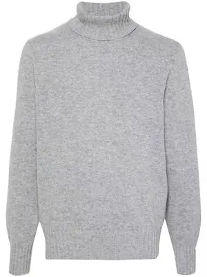 DOPPIAA Fine Knit Roll Neck Sweater
