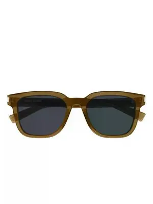 Saint Laurent Square-frame Sunglasses - Brown